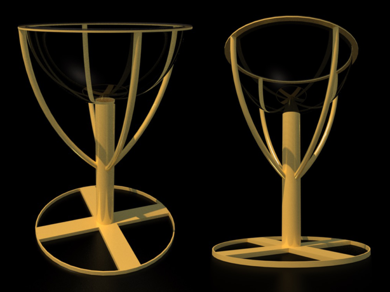 BURLESQUE CHAMPAGNE GLASS - LINO FRANCO * PURE CREATIVITY